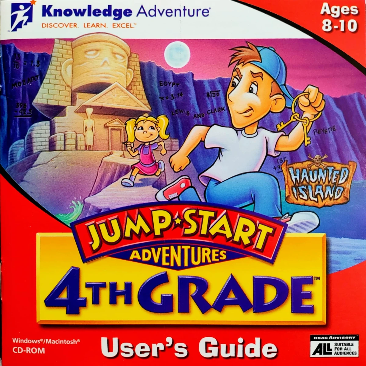 JumpStart Adventures 4th Grade: Haunted Island (1996-1998 PC Game ...