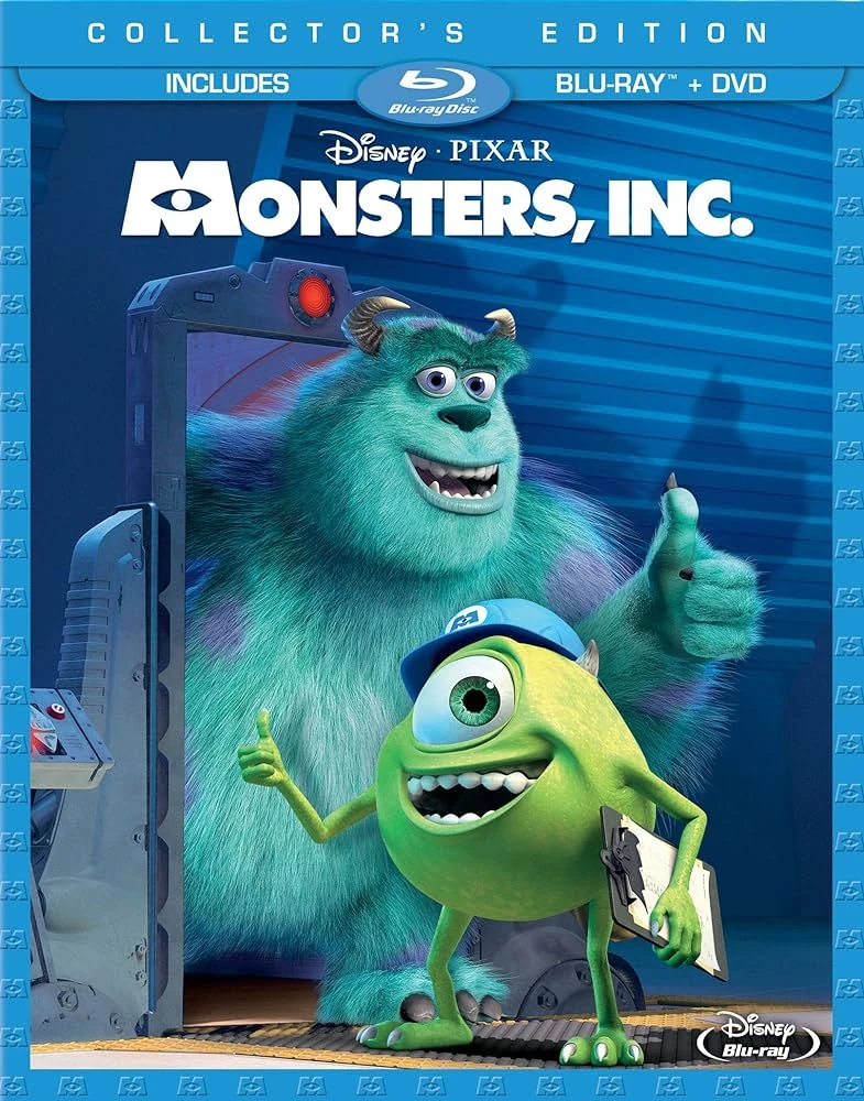 Monsters, Inc. (Collector’s Edition) (2013 Blu-ray + DVD) | Angry Grandpa's Media Library Wiki ...