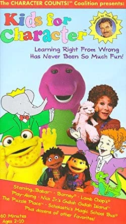 Kids for Character (1996 VHS) | Angry Grandpa's Media Library Wiki | Fandom
