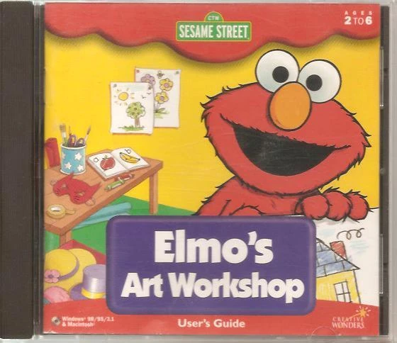 Sesame Street: Elmo's Art Workshop (1995 PC Game) | Angry Grandpa's ...