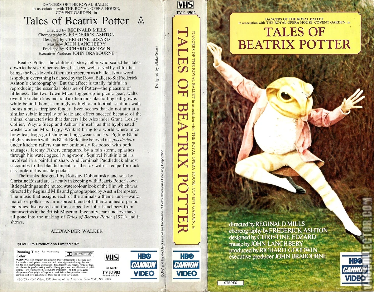 Tales of Beatrix Potter (1982-2002 VHS) | Angry Grandpa's Media Library ...