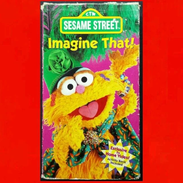 Sesame Street: Imagine That! (1996 VHS) | Angry Grandpa's Media Library ...