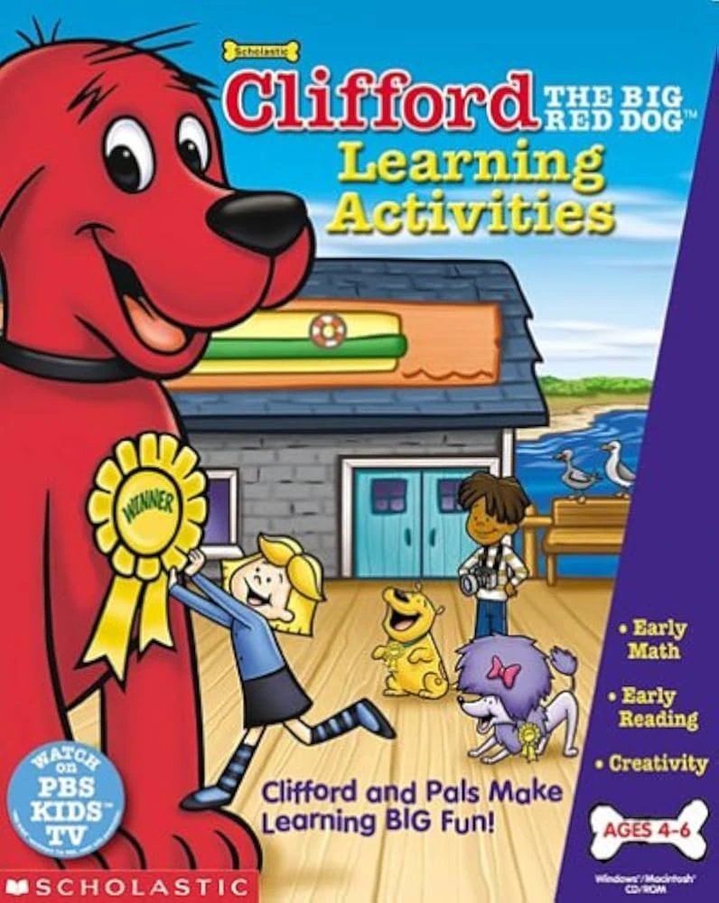 Clifford the Big Red Dog: Learning Activities (2001 PC Game) | Angry ...