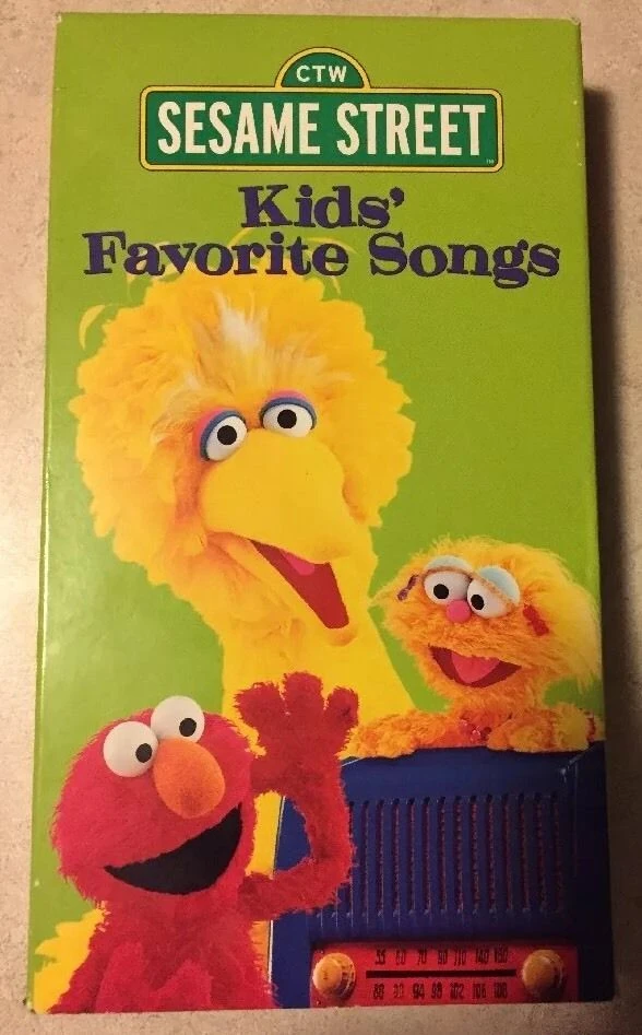 Sesame Street: Kids' Favorite Songs (1999 VHS) | Angry Grandpa's Media ...