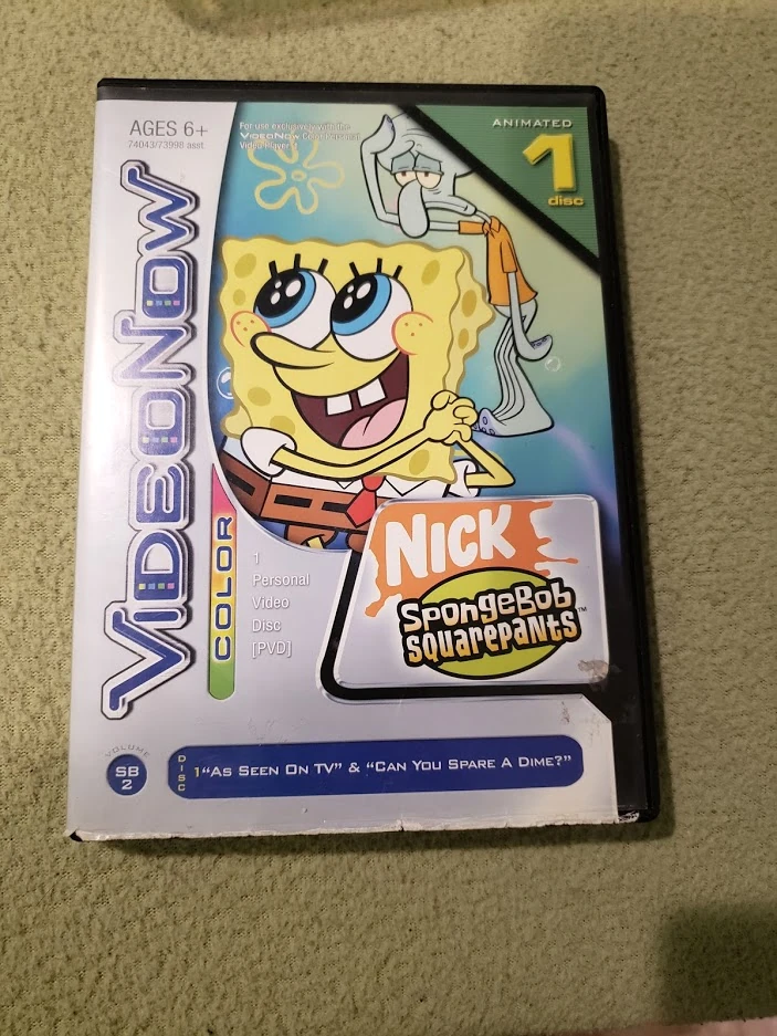 SpongeBob SquarePants: As Seen on TV & Can You Spare (2004 VideoNow PVD ...
