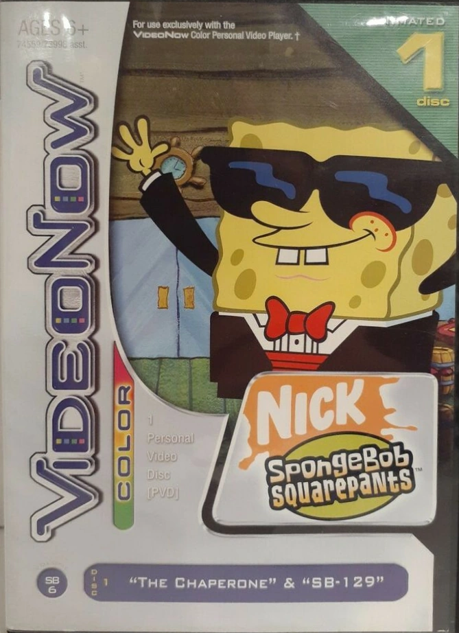SpongeBob SquarePants: The Chaperone & SB-129 (2004 VideoNow PVD ...