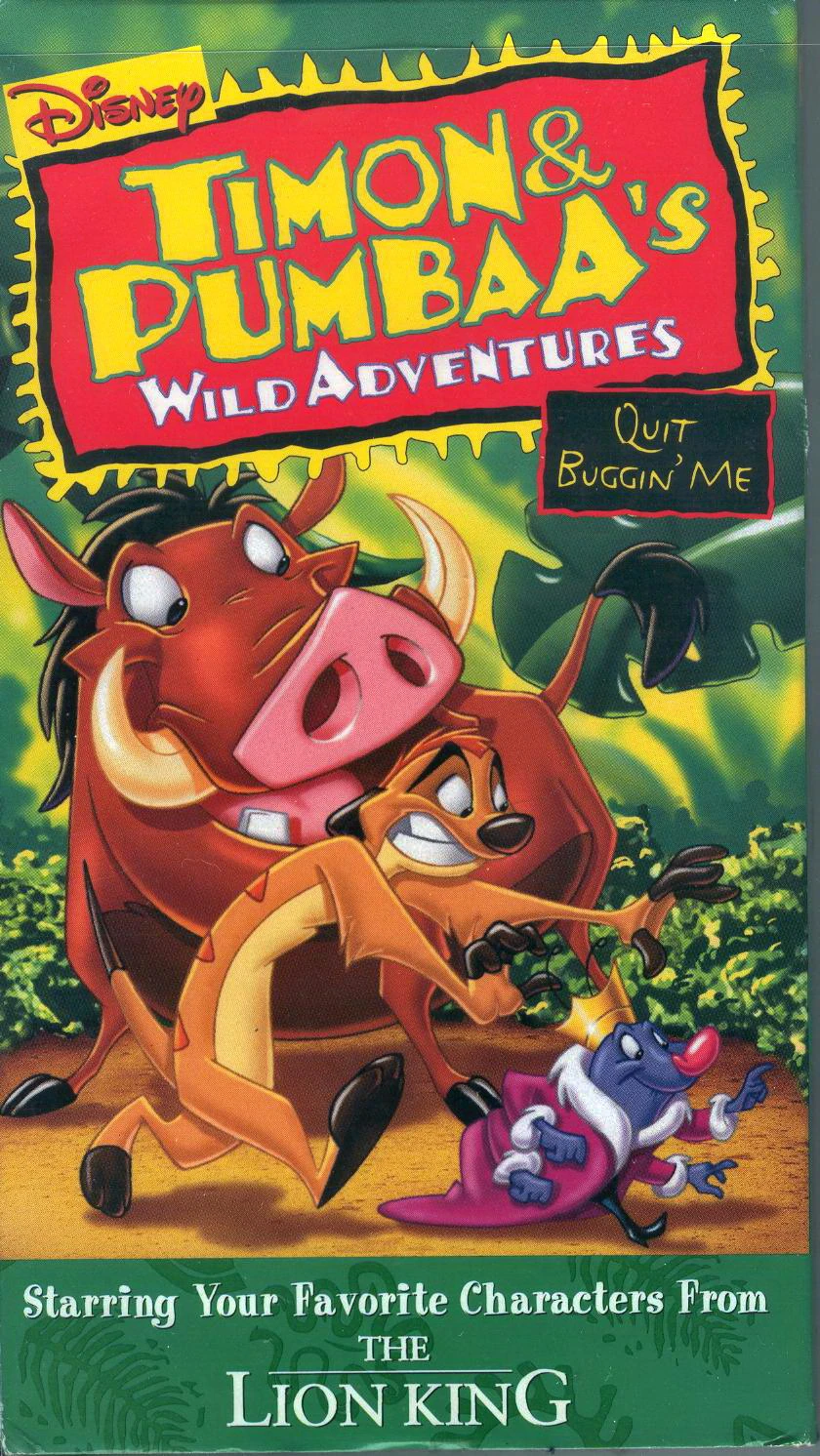 Timon and Pumbaa Wild Adventures Quit Buggin Me (1996 VHS) | Angry ...