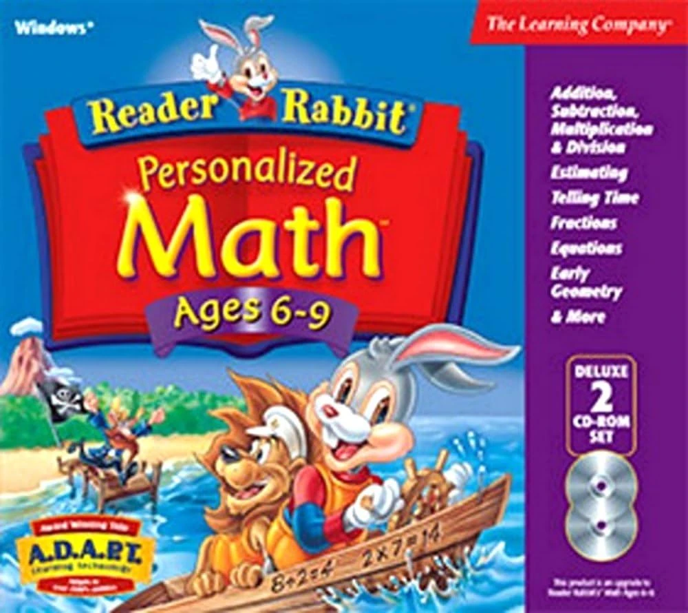 Reader Rabbit Math 6-9 (1998 PC Game) | Angry Grandpa's Media Library ...