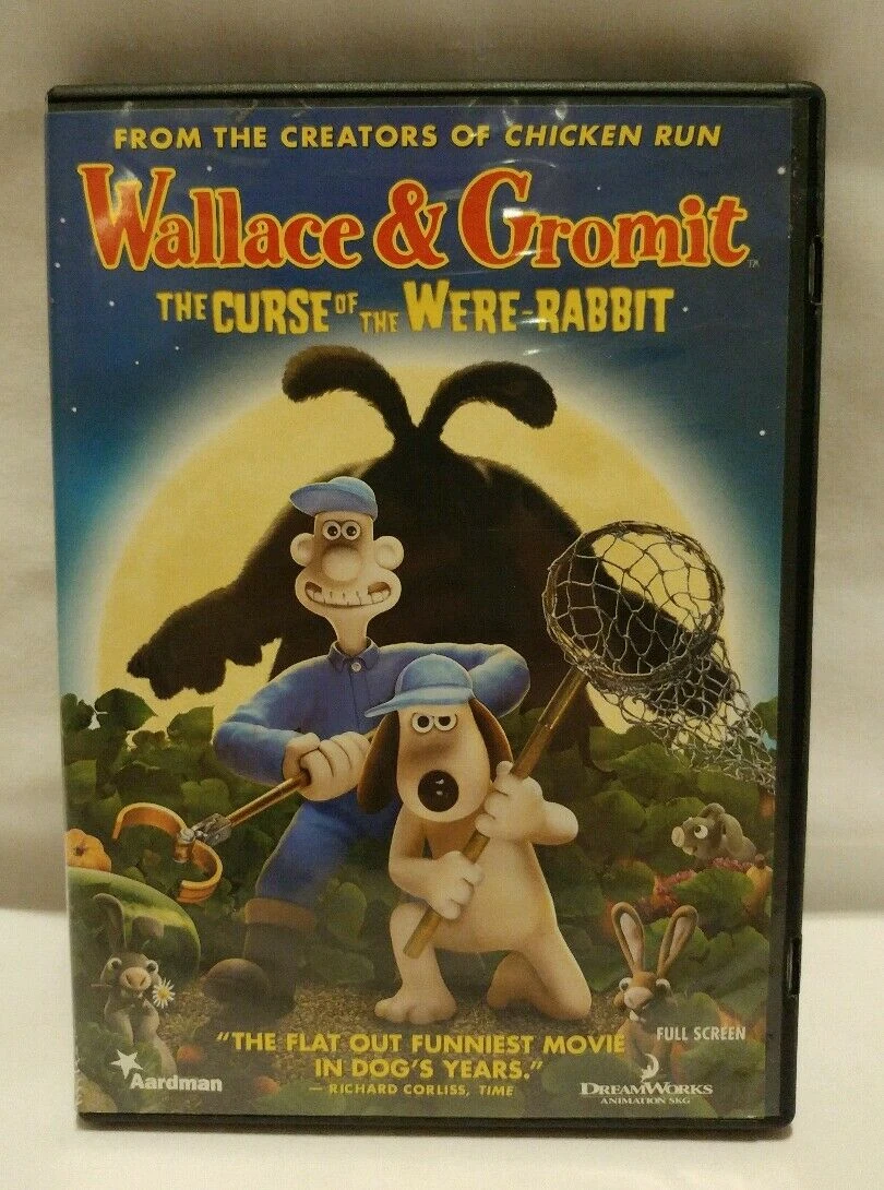 Wallace & Gromit The Curse Of The Were-Rabbit (2006 DVD) | Angry ...