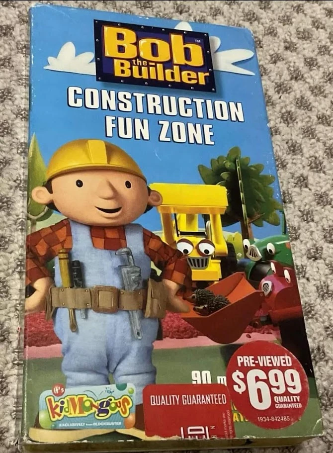 Bob the Builder: Construction Fun Zone (2003 VHS) | Angry Grandpa's ...