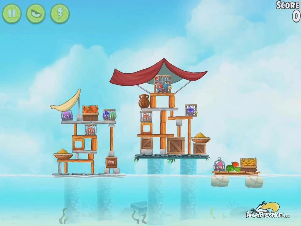 Stars Angry Birds Rio Level 9 11