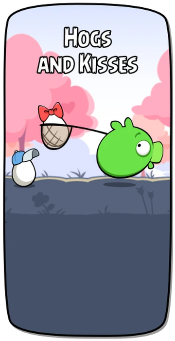 Angry Birds Seasons Hogs And Kisses