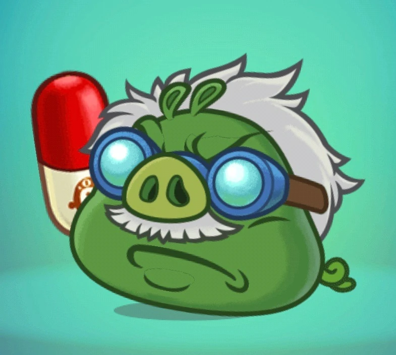 Angry Birds Toons Professor Pig