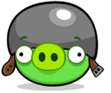 Corona De Cerdo Rey De Los Pájaros Enojados