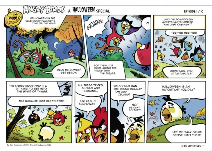 Ham'o'ween Comic | Angry Birds Wiki | Fandom