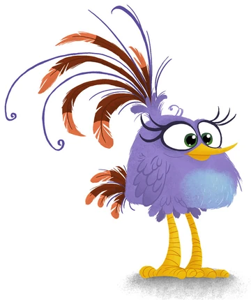 Purple Angry Bird Clip Art