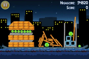Danger Above 7-7 | Angry Birds Wiki | Fandom