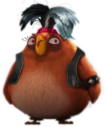 Black Angry Bird Face Paint