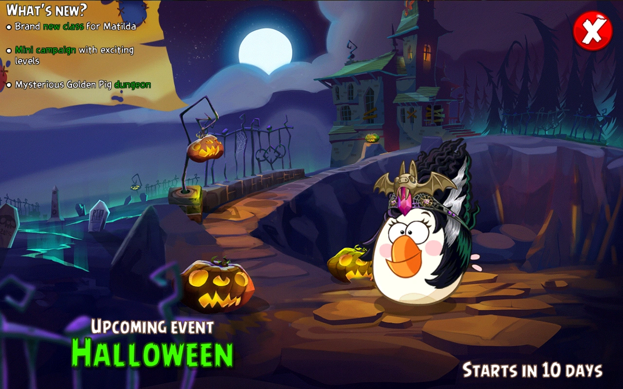 Angry Birds Halloween Wallpaper