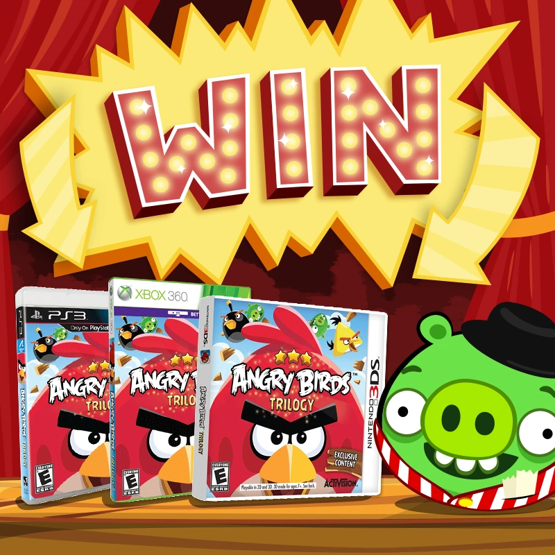 Статьи Rovio/MakeMeSquawk Challenge — win copies of Angry Birds Trilogy ...