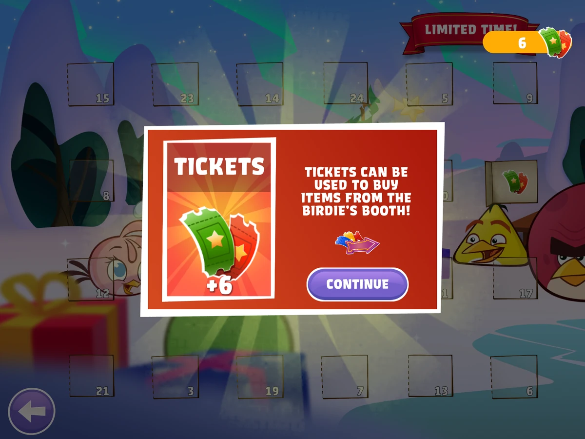 Red's Holiday Calendar | Angry Birds Wiki | Fandom