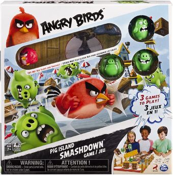 Angry birds vinyl knockout playset store