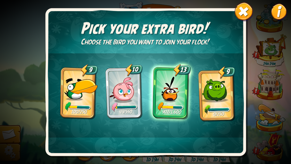 Angry Birds 2/Extra Birds | Angry Birds Wiki | Fandom