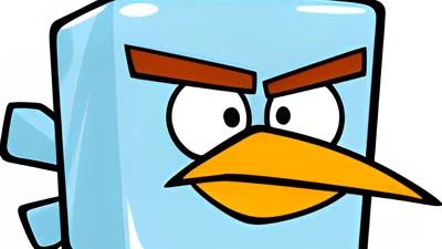 how to draw ice bird from angry birds space