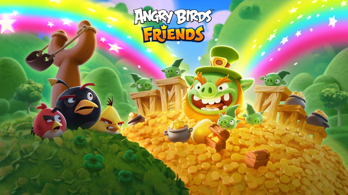 Red’s Club/Rainbows, Riches, and Greedy Pigs! | Angry Birds Wiki | Fandom