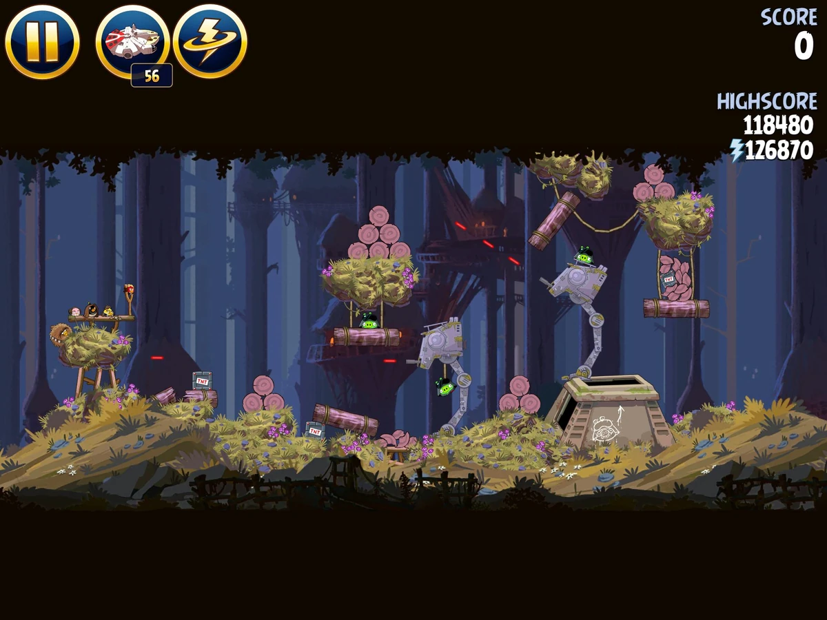 Category:Moon of Endor levels | Angry Birds Wiki | Fandom