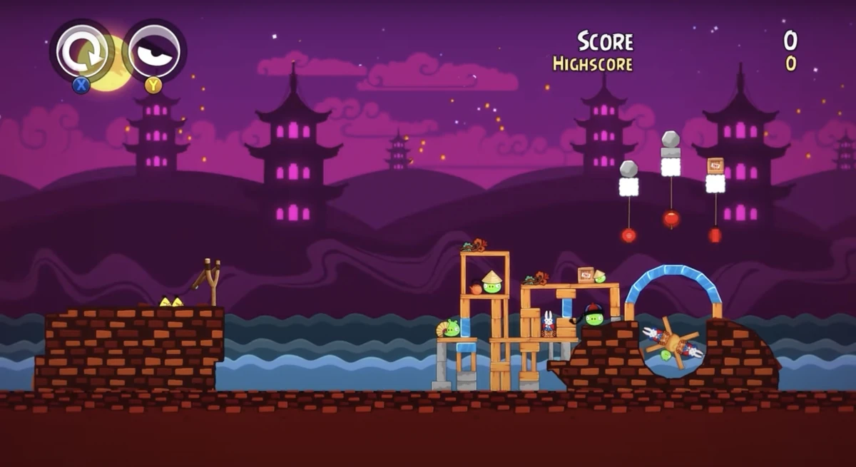 Moon Festival 1-1 | Angry Birds Wiki | Fandom