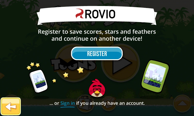 Rovio Account | Angry Birds Wiki | Fandom