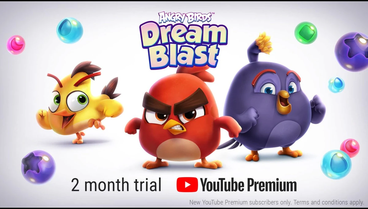 Статьи Rovio/Claim 2 free months of YouTube Premium in a new Angry ...