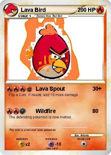 Lava Bird | Angry Birds Fan Wiki | Fandom