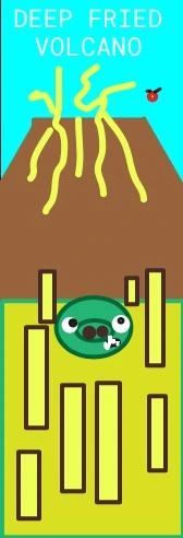 Deep Fried Volcano | Angry Birds Fanon Wiki | Fandom