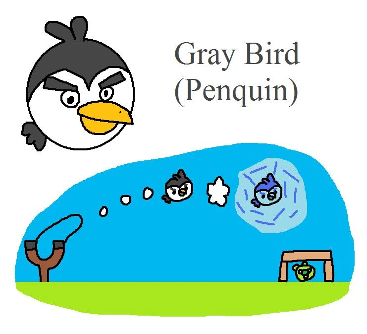 Gray Bird (Penguin) | Angry Birds Fanon Wiki | Fandom