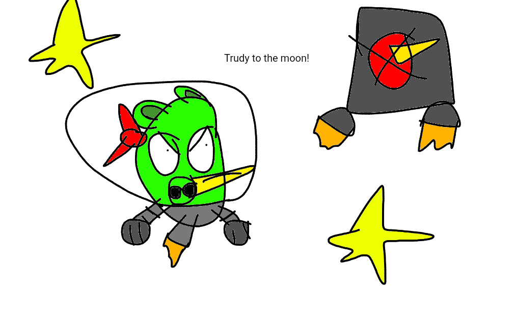 Trudy to the moon! (TV episode) | Angry Birds Fanon Wiki | Fandom