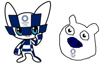 coloring book pages for 2006 olympic mascots