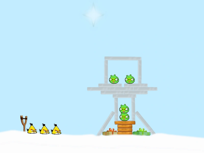 Snow of the Snorkers/Level 1-1 | Angry Birds Fanon Wiki | Fandom