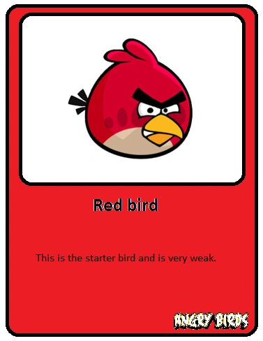 Angry Birds: Trading Cards | Angry Birds Fanon Wiki | Fandom