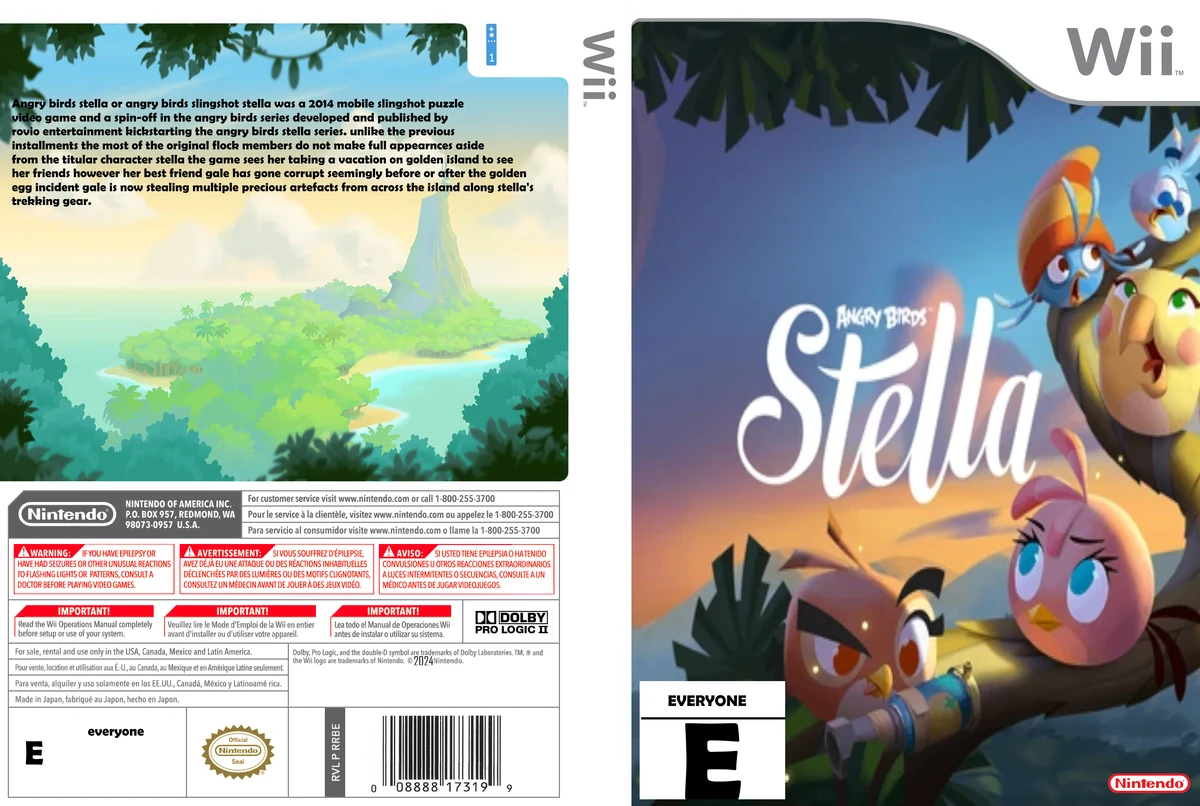 Angry Birds Stella (Wii) | Angry Birds Fanon Wiki | Fandom