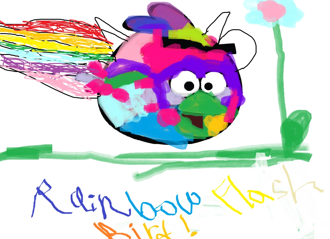 Rainbow Flash Bird | Angry Birds Fanon Wiki | Fandom