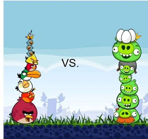 Angry Birds vs Angry Pigs | Angry Birds Fanon Wiki | Fandom