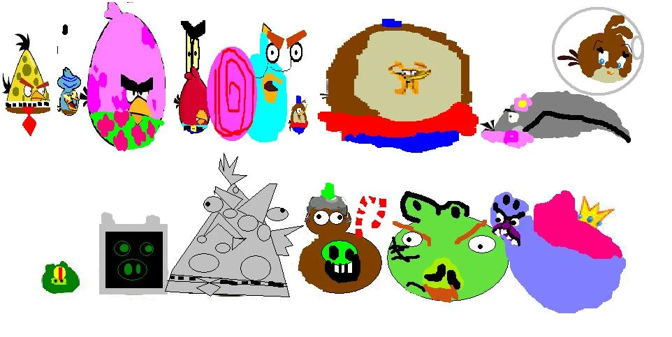 Angry Birds Spongebob Squarepants