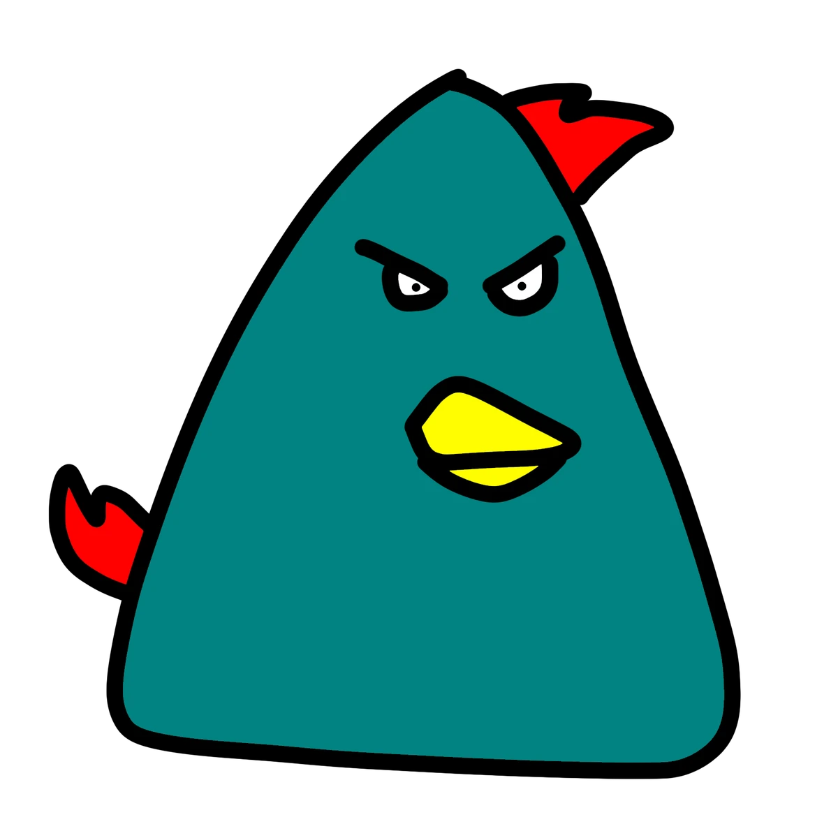Triangle Teal Bird | Angry Birds Fanon Wiki | Fandom