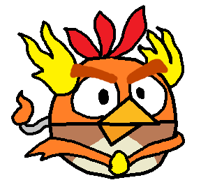 Angry Birds Space Fire Bomb Bird