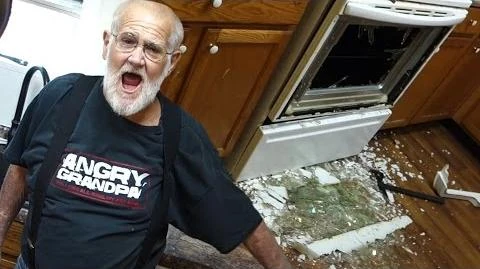 ANGRY GRANDPA DESTROYS KITCHEN!! | Angry Grandpa Wiki | Fandom