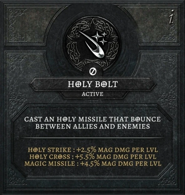 Holy Bolt | AnimA ARPG Wiki | Fandom