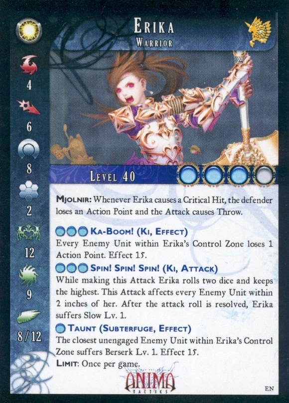 Erika | Anima Tactics Wiki | Fandom