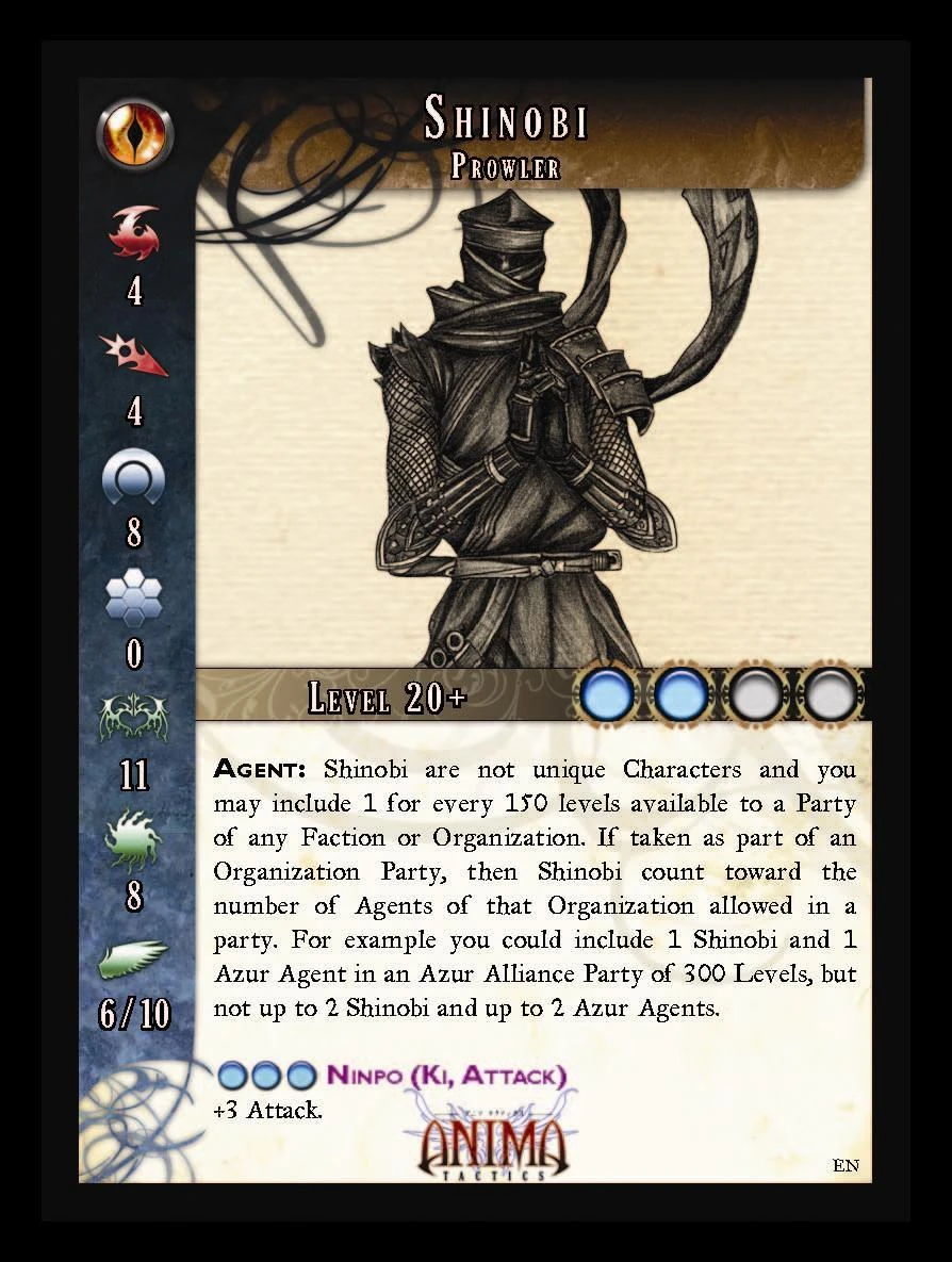 Shinobi | Anima Tactics Wiki | Fandom